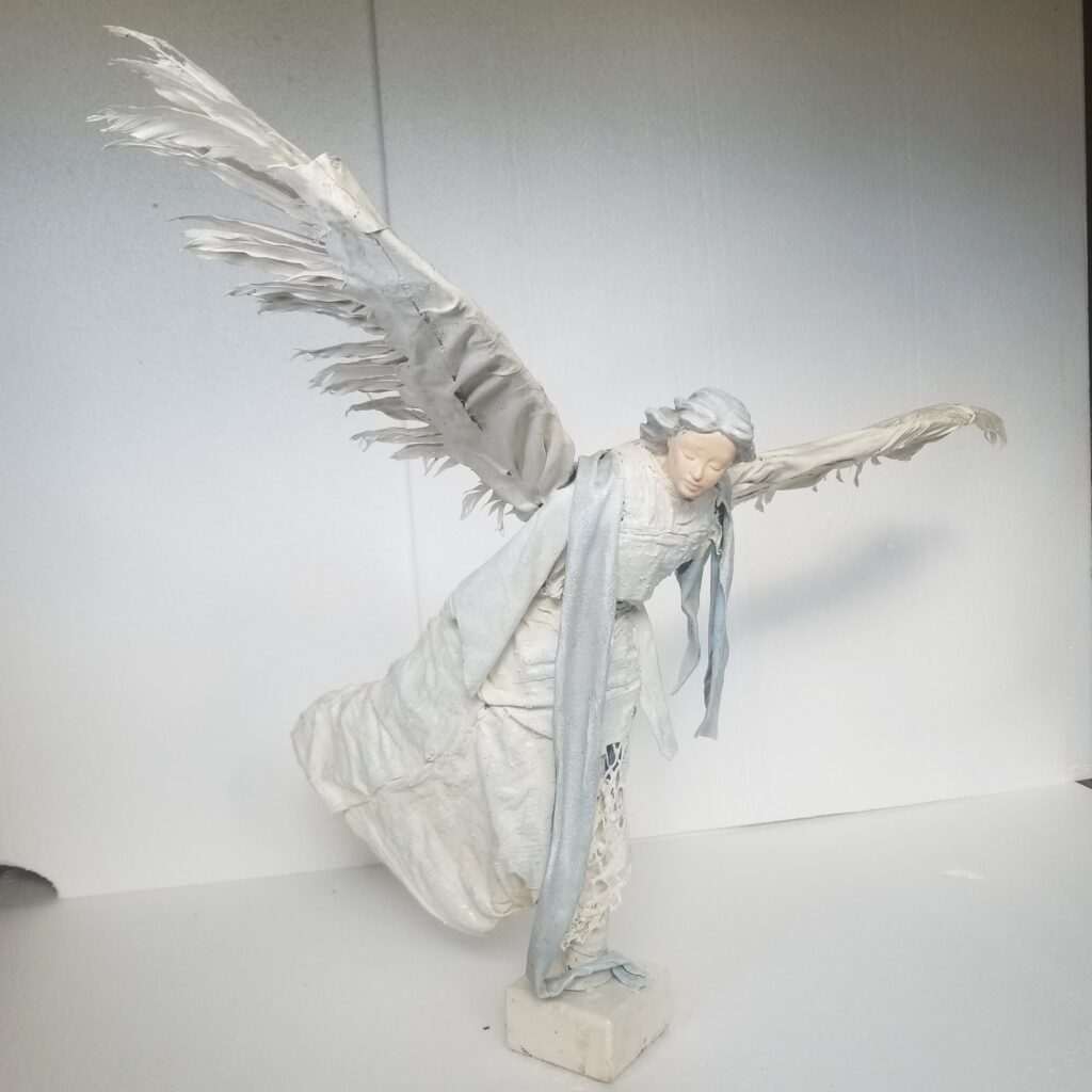 Flying Angel Figure - Tinas Handmade